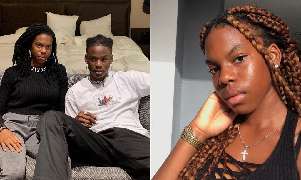 Young singer, REMA finally locates his twin sister(see photos ...
