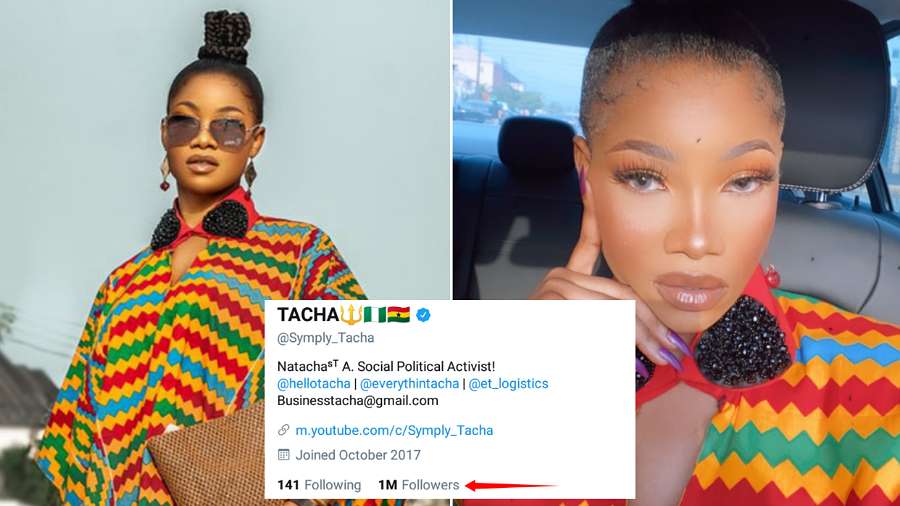 Tacha becomes first female BBNaija star to hit 1m Twitter followers ...