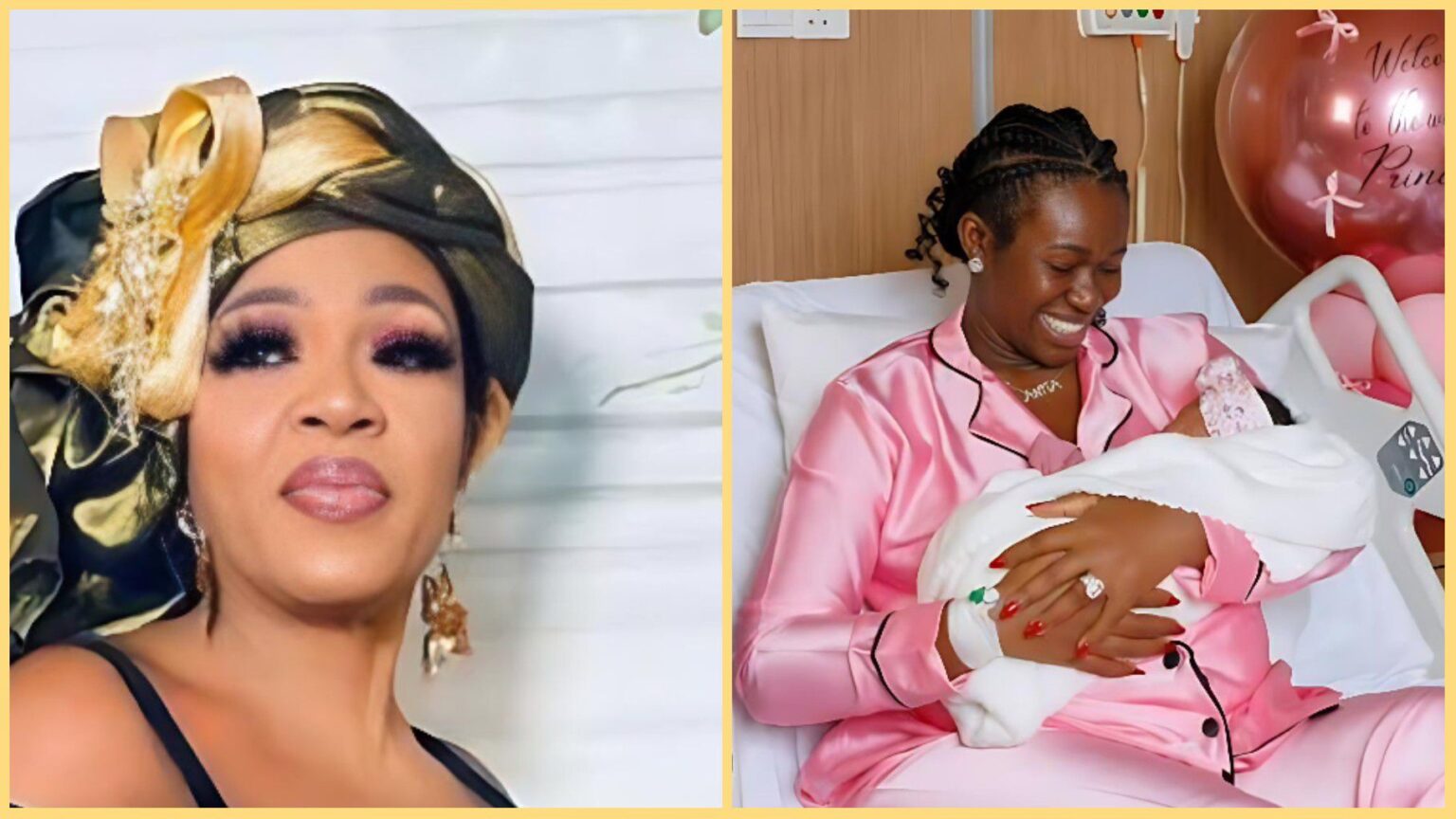 Kemi Olunloyo congratulates Real Warri Pikin on surrogate birth ...