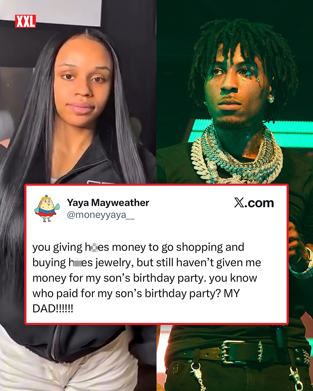 Yaya Mayweather issues apology to NBA YoungBoy after viral birthday ...